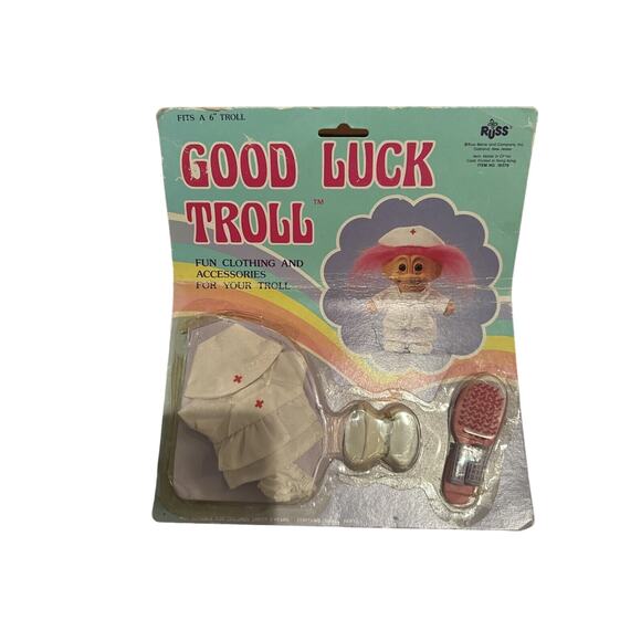 Russ | Toys | Vintage Russ Berrie Good Luck Troll Accessories Kit 8379 ...